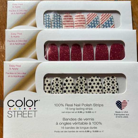Color Street | Makeup | Color Street Patriotic And Glitter Nail Strips ...